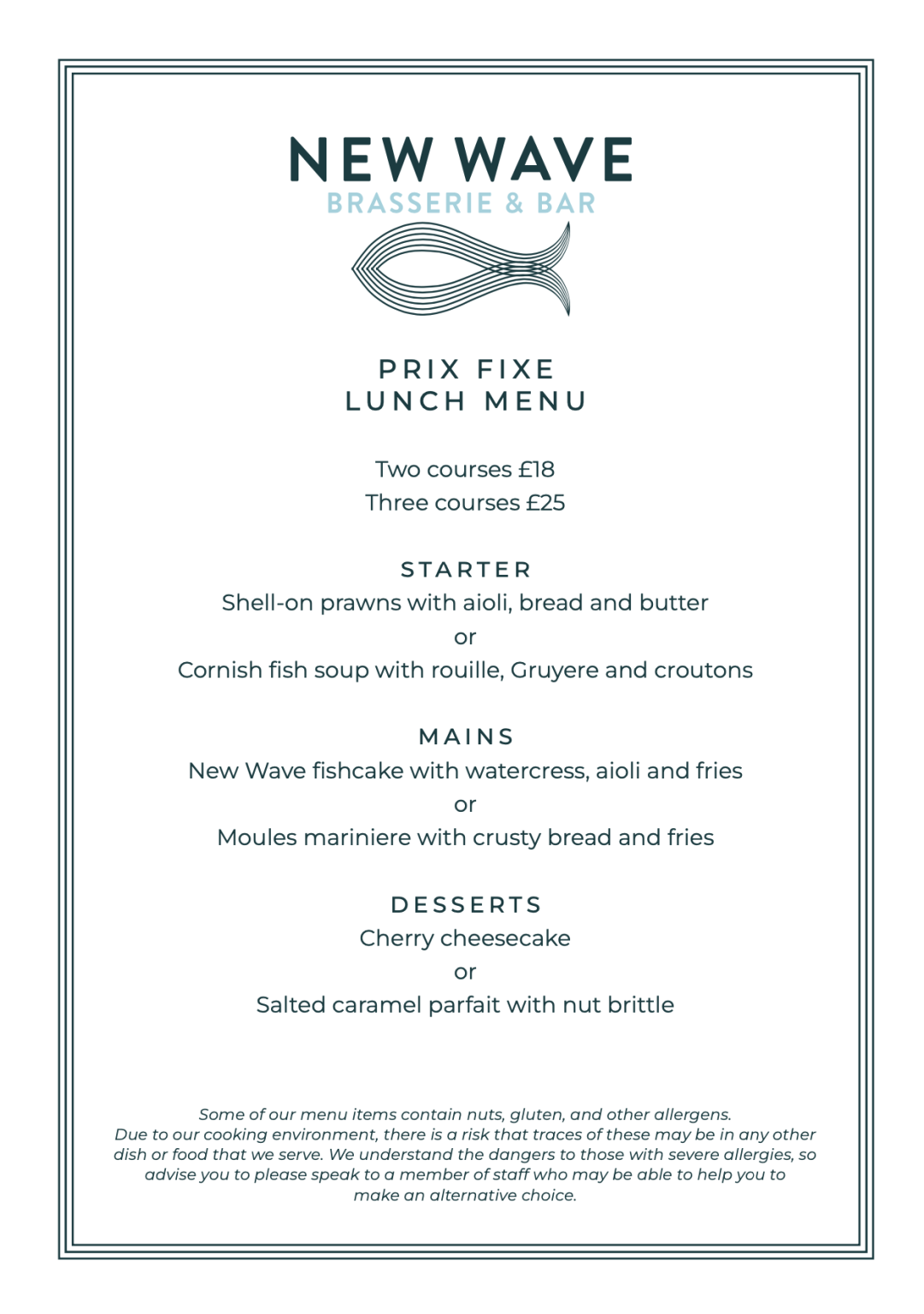 New Wave Brasserie & Bar | Lechlade, Gloucestershire